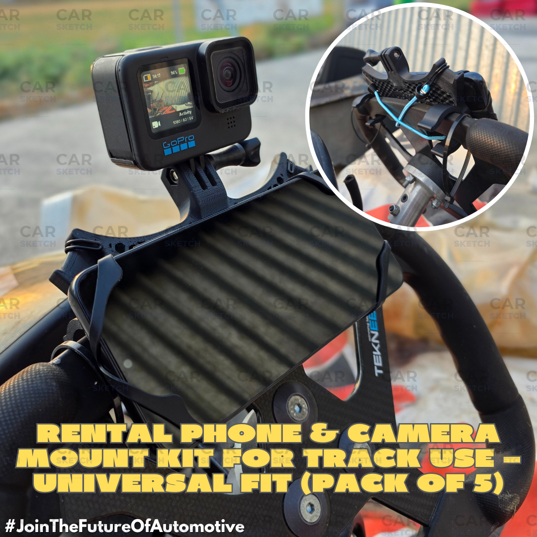 Rental Phone & Camera Mount Kit for Track Use (Pack of 5) | Universal ...
